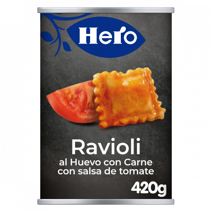 Ravioli with egg with meat Hero